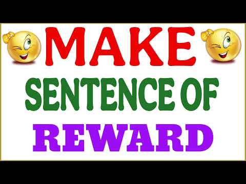 Make sentence of Reward | Reward in sentence | Reward ka make sentence | Reward use in sentence