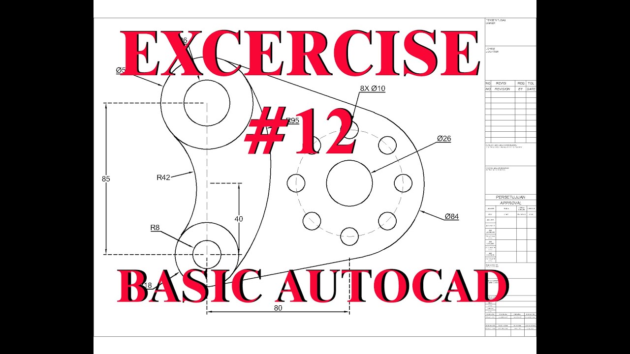 Tutorial Dasar AutoCAD Drawing : Part 12