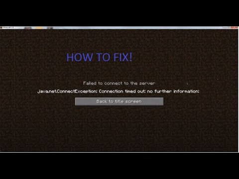 How to fix java.net.ConnectException: Connection timed out: no further information: