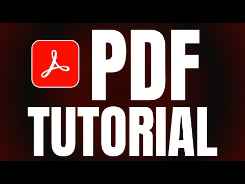 PDF TUTORIAL - HOW TO CREATE AND EDIT PDF FILES LIKE A PRO