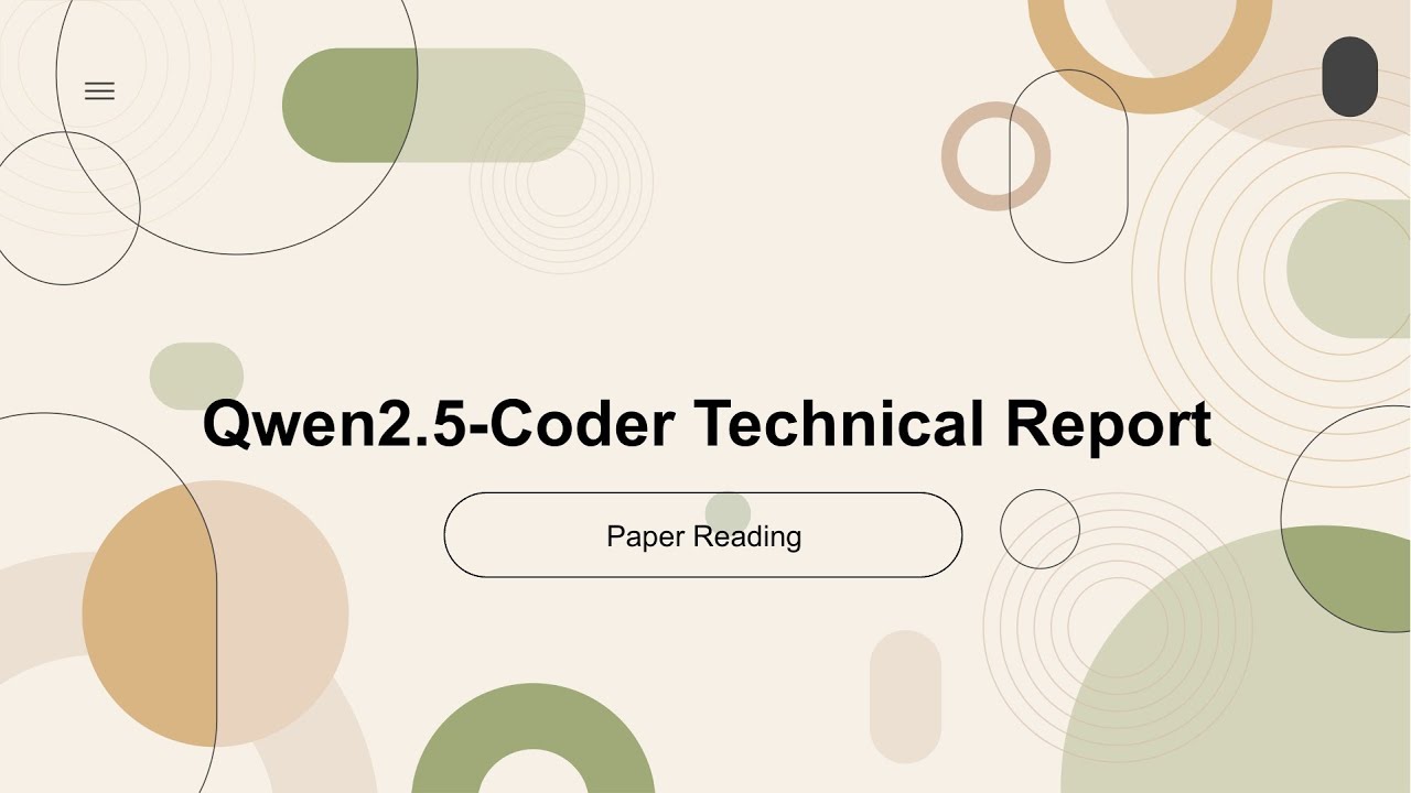[2024 Best AI Paper] Qwen2.5-Coder Technical Report
