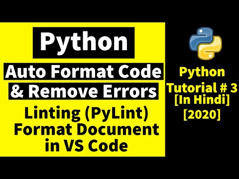 #3 Python Code Formatting in Visual Studio Code | Code Formatting Extensions in VSCode