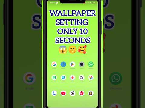 ???? Wallpaper Setting Only 10 SECONDS ???? #wallpaper #shorts #new