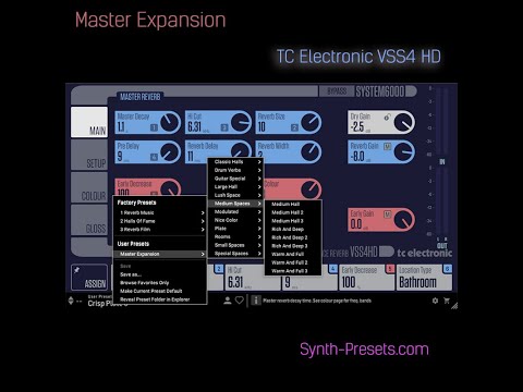 NEW - TC Electronic VSS4 HD NATIVE Preset Expansion - Gearspace