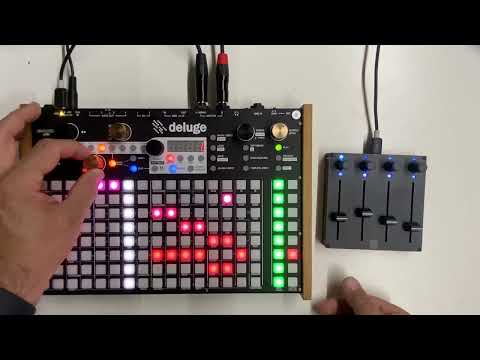 Intech MIDI EF44 and EN16 Slider and Encoder 2021 Black | Reverb UK