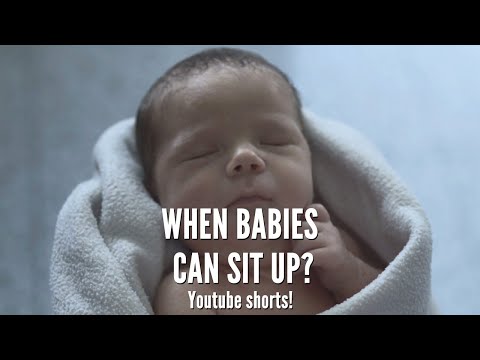 When can babies sit up | baby tummy time sitting crawling walking | #shorts Our first youtube shorts
