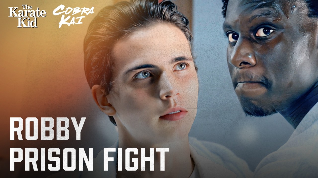 Robby Gets Into a Prison Fight | Cobra Kai (Tanner Buchanan, Okea Eme-Akwari)