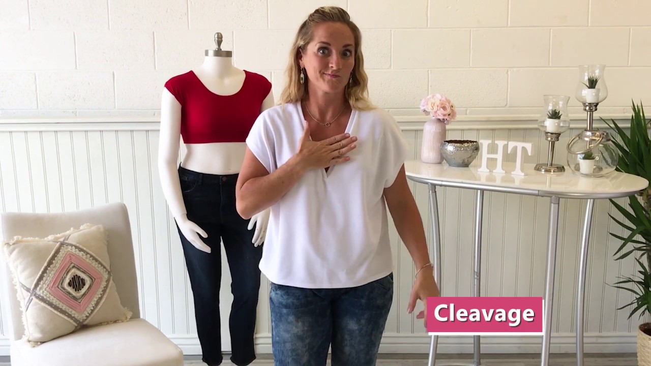 Halftee : We've got your cleavage and side boob covered!