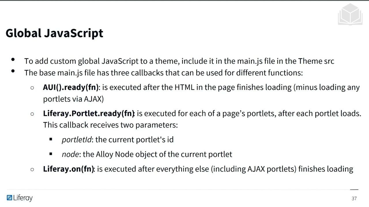 Adding Custom JavaScript to a Theme 7.3 Front-End Dev