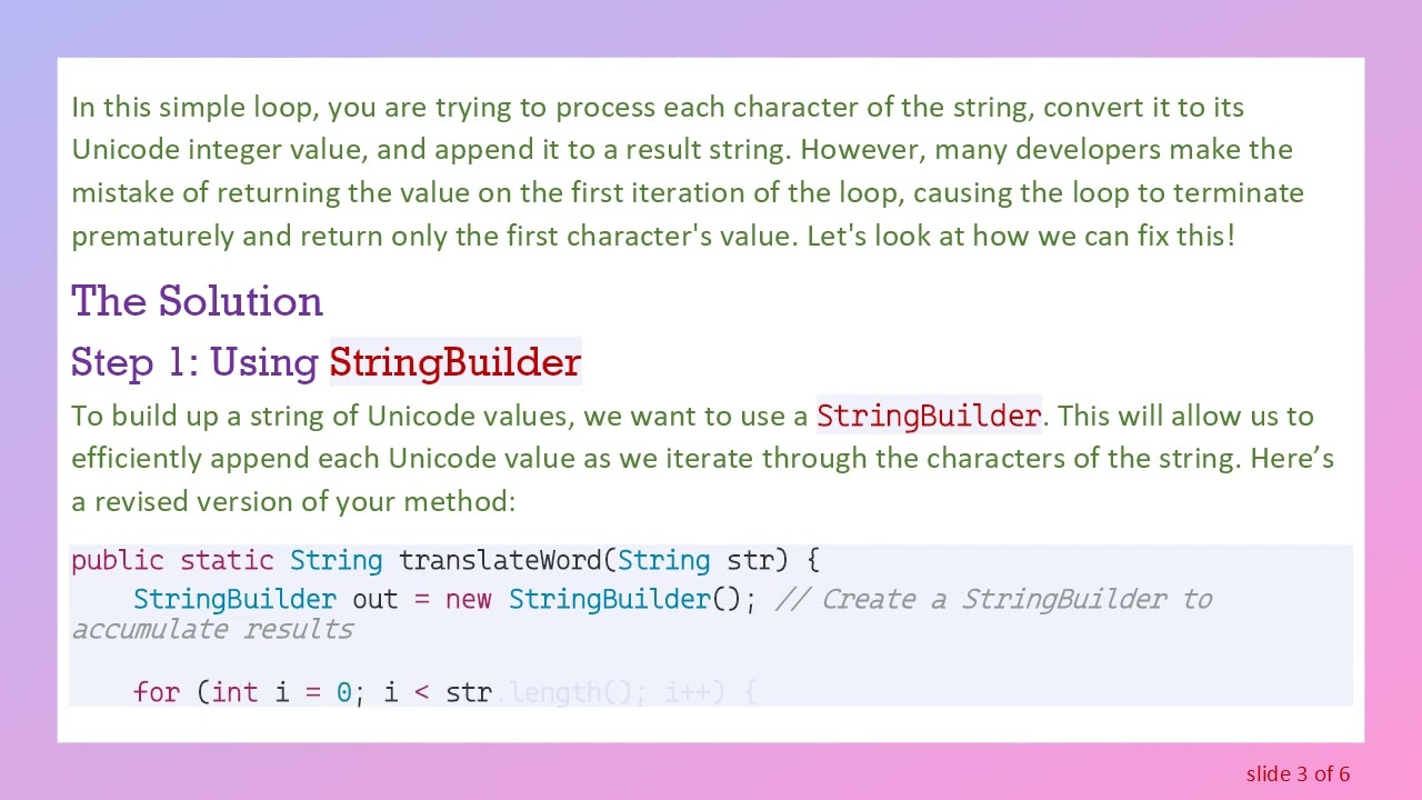 Converting a String to Unicode in Java