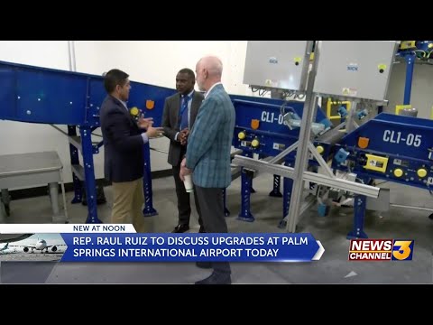 Officials showcase improvements at Palm Springs International Airport, credit federal funding ...