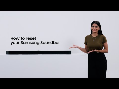 How to reset your Samsung Soundbar