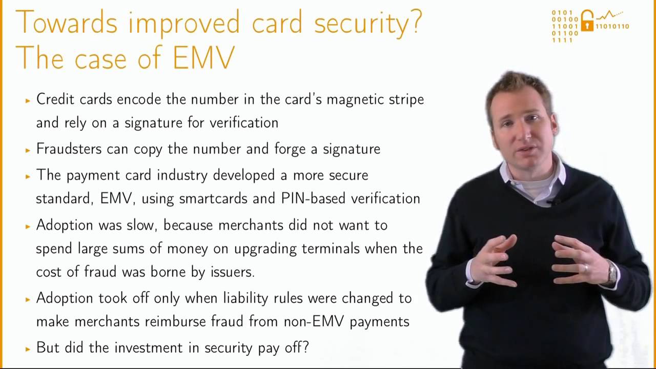 Economics of Cybersecurity: payment card security