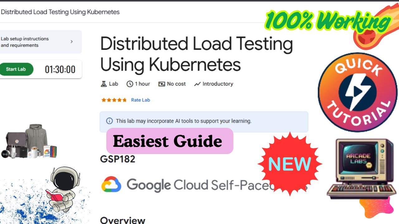 Distributed Load Testing Using Kubernetes | Easiest of All | #GSP182 #qwiklabs #arcade