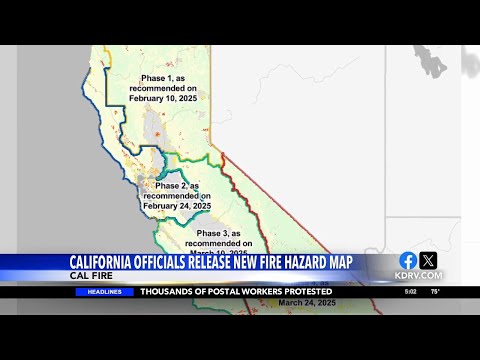 CAL FIRE releases new wildfire hazard map
