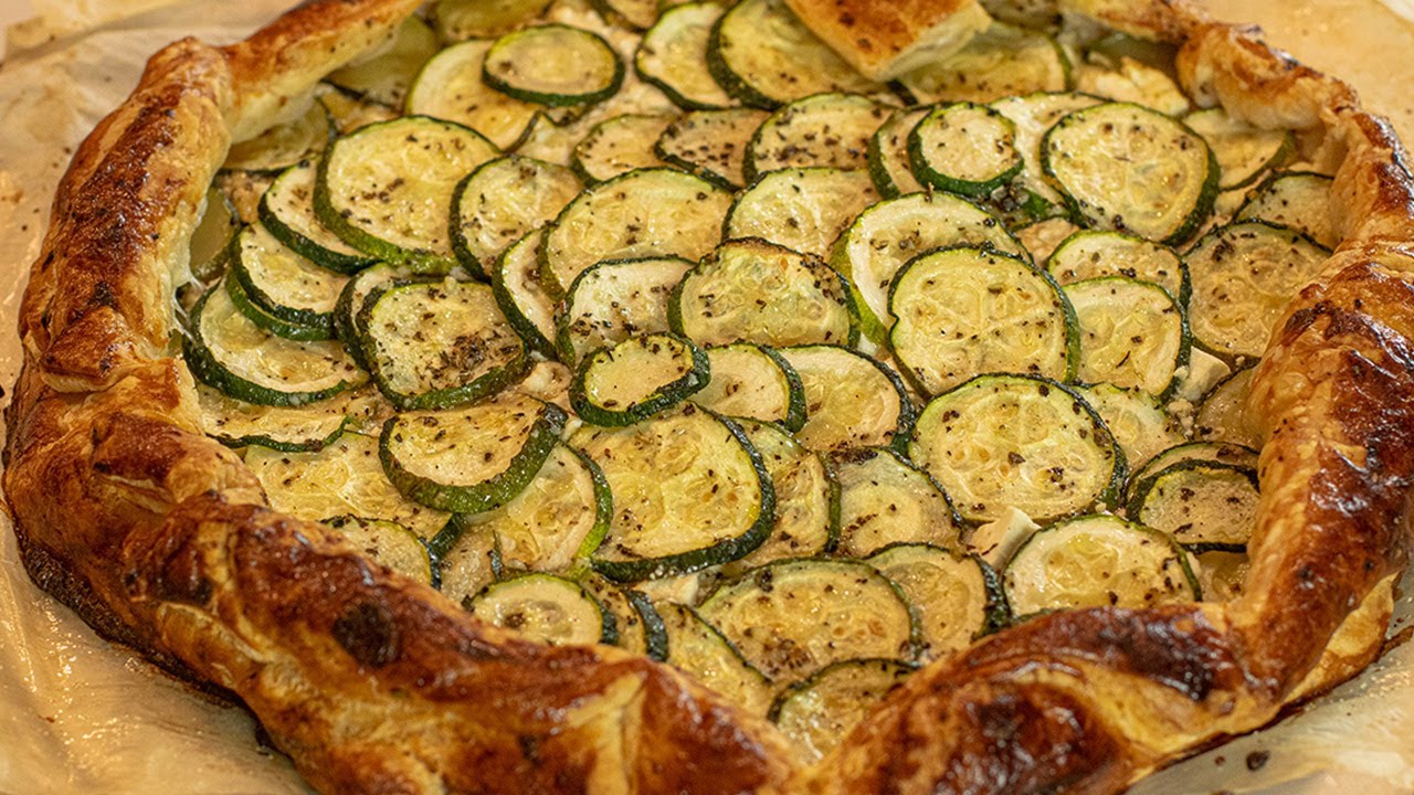 Crushed courgettes with puff pastry – Best Cooking recipes In the world