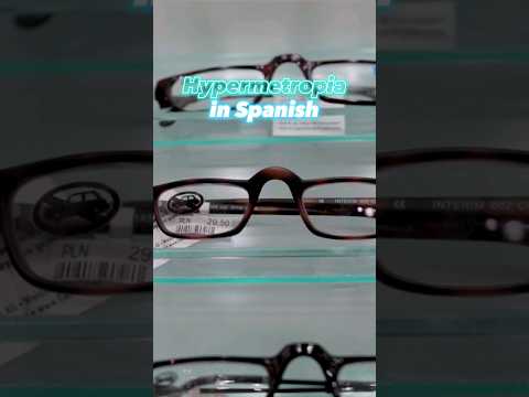 HYPERMETROPIA in SPANISH | Excel in Medical Consecutive Interpretation - work vocabulary