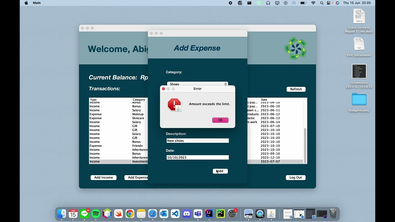BudgetBuddy Demo Video
