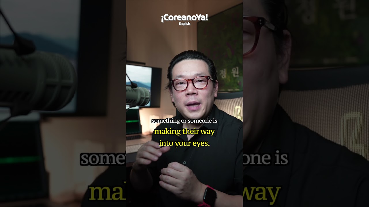 Catch one's eye in Korean