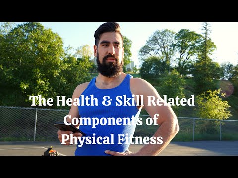 The Health and Skill Related Components of Physical Fitness