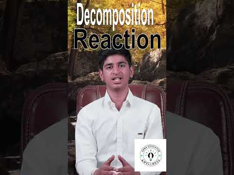 Decomposition Reaction #physicschemistry #educationscience @gabaeducator&wellness