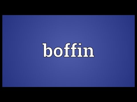 Boffin Meaning