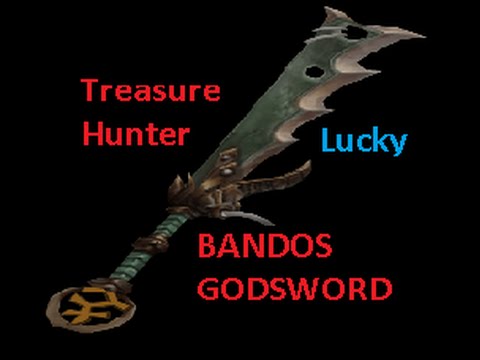Treasure Hunter Very RARE WIN!! Lucky bandos godsword!