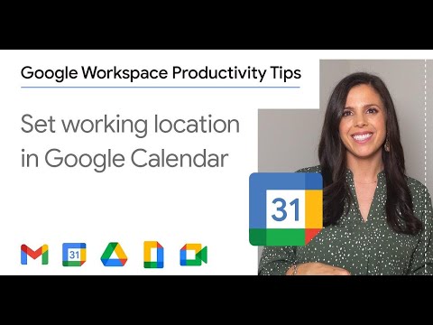 How to set your work location in Google Calendar