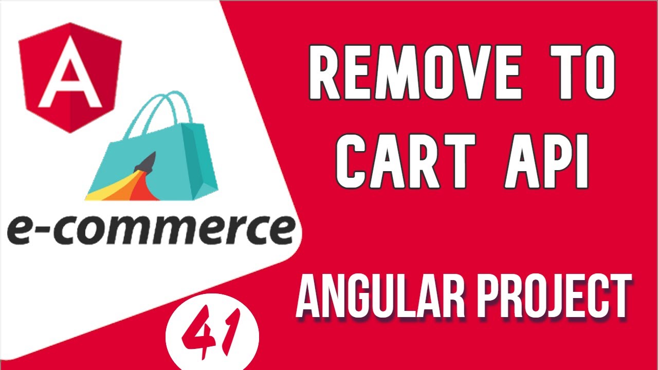 Angular project tutorial #41 Remove to cart API | Angular E-commerce Project