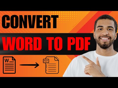 How to Convert Word File to PDF in Laptop (2025)