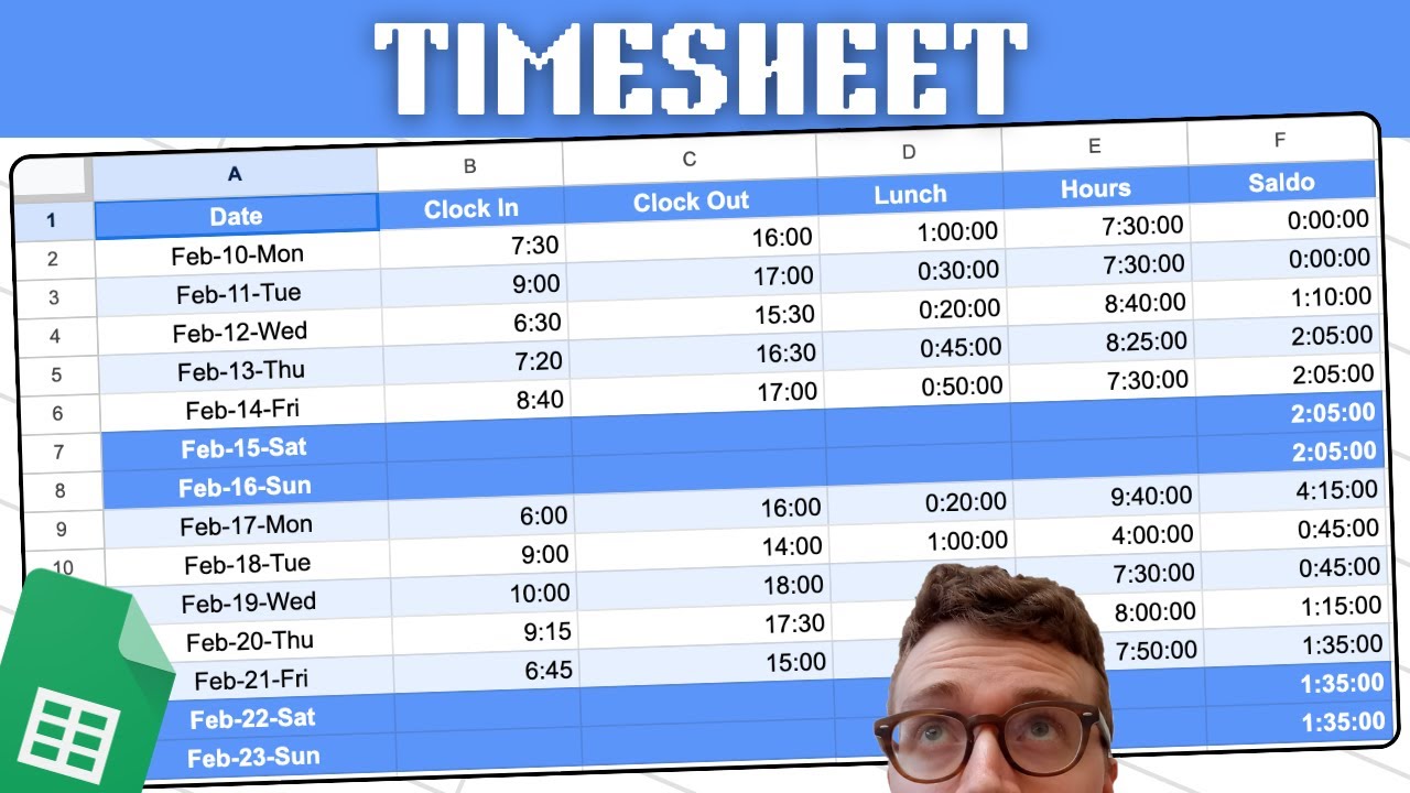 How To Create A Timesheet For Employees