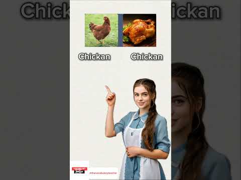 Animals and their meat names in English