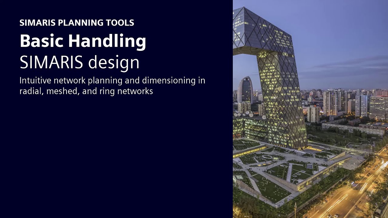 Basic Handling - SIMARIS design