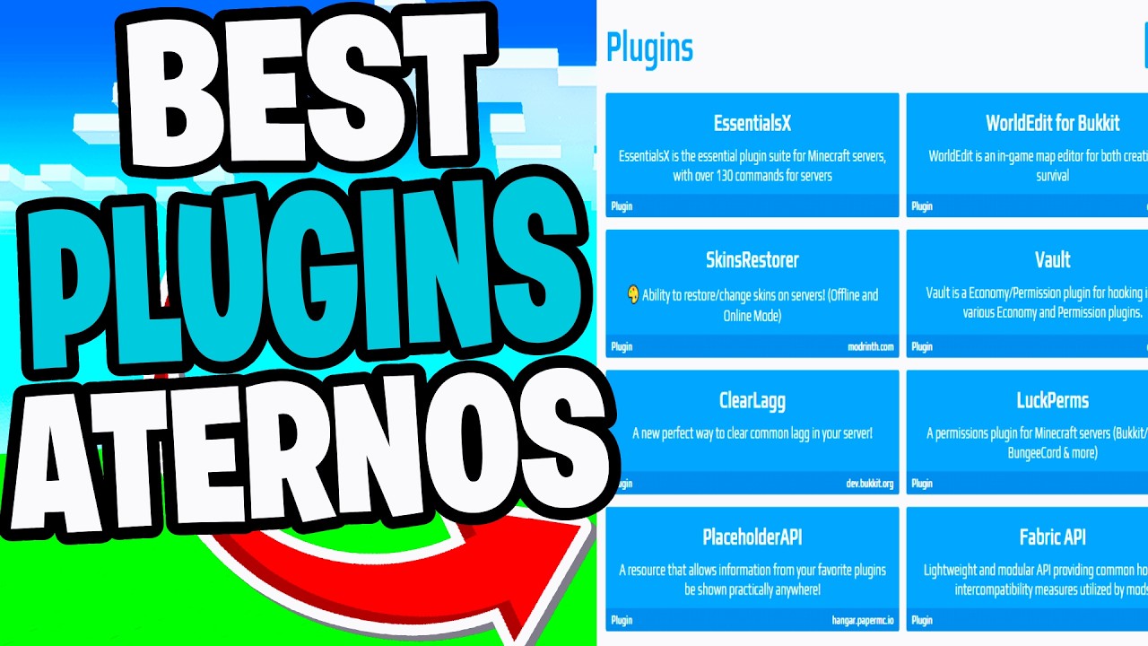 Top 5 Plugins For Aternos Server! - Minecraft