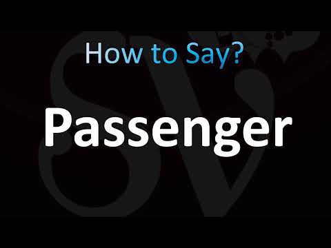 How to Pronounce Passenger (CORRECTLY!)