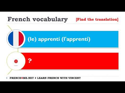 5 Minute French Vocabulary Exercise I Translate to English # Episode 02