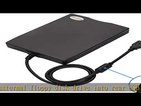 Chuanganzhuo 3.5" USB External Floppy Disk Drive Portable 1.44 MB FDD for PC Windows 2000/XP/Vista/