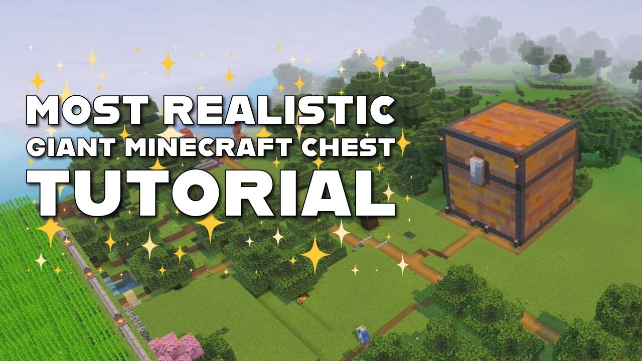 MOST Realistic Giant Minecraft Chest Tutorial