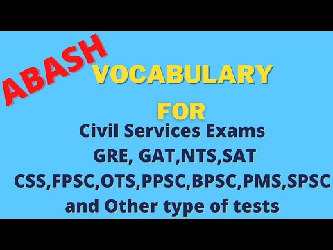 Abash Meaning|Vocabulary for GRE, GAT, NTS, CSS |Learn English Vocabulary