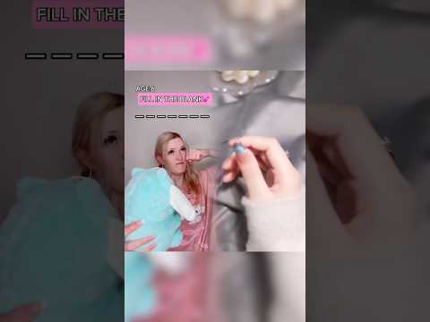 You can fill in the blanks with words or letters that are sent to your soulmate.#shorts#youtube