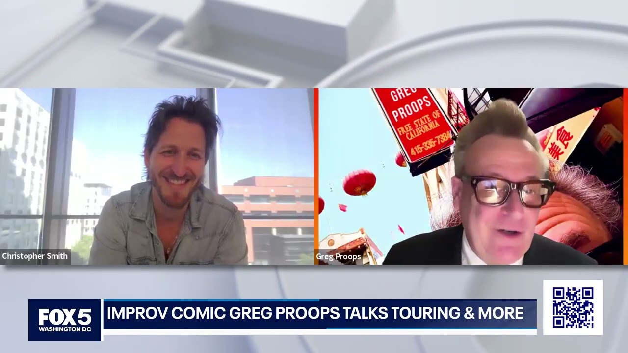 Fox 5 Christopher Smith interviews Greg Proops