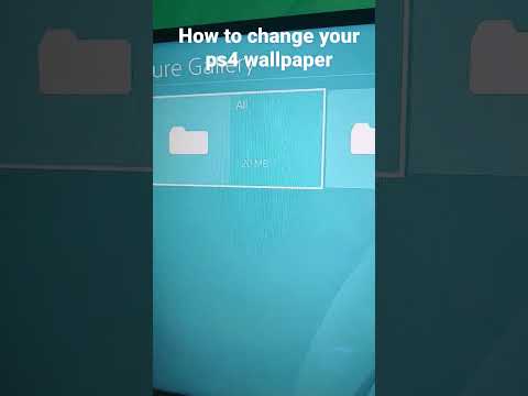 how to change your ps4 wallpaper