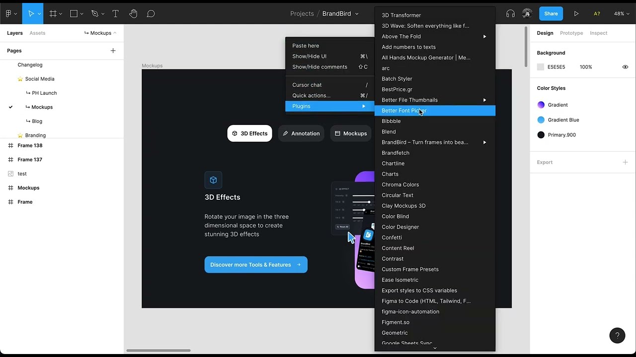🔑 How to setup the API key on the Figma BrandBird plugin