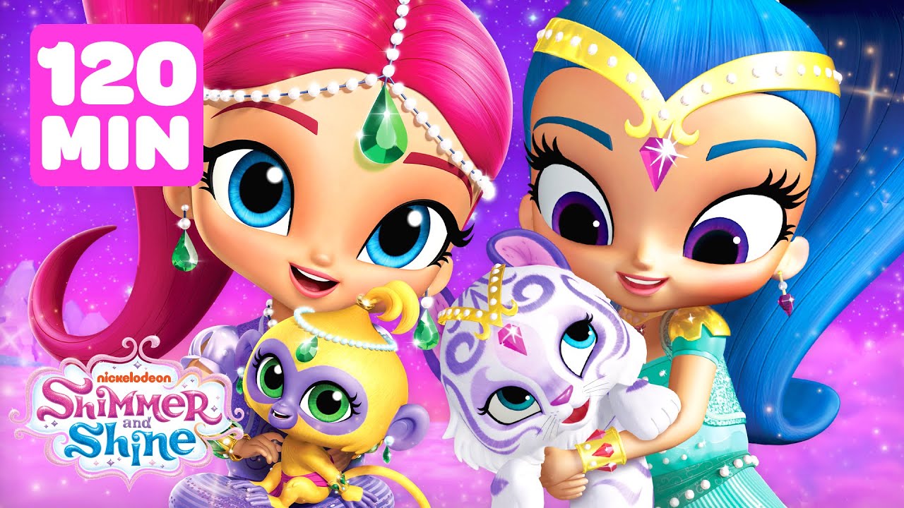 Shimmer & Shine's Best PETS and Animal Moments! #2 🐶🐾 | 120 Minutes | Shimmer and Shine
