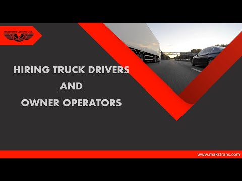 Hiring Truck Driver and Owner Operators