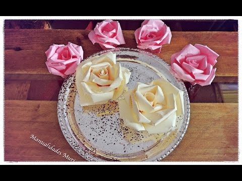 Manualidades: Cómo hacer una rosa de papel | Manualidades