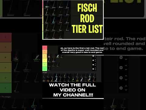 Fisch rod tier list: know which rods to buy