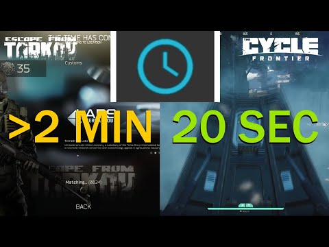 Tarkov vs The Cycle Map Loading Time Comparison