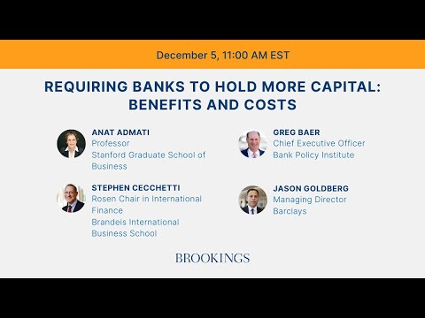 Requiring banks to hold more capital: Benefits and costs