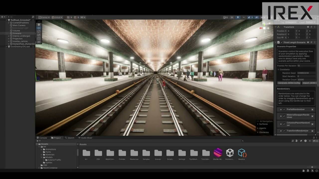 Enhancing AI at IREX: The Strategic Role of Synthetic Datasets in Training Neural Networks